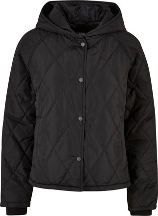 Urban Classics Kapuzenjacke Gesteppt f&uuml;r Damen (Schwarz)