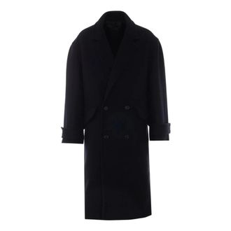 Lanvin Lanvin Zweireihiger Mantel - - Coats - Herren - Schwarzk - S