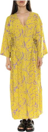 OAS Oas, Femme, Robes, Multicolore, Taille: 36 FR Robe Maxi Imprim&eacute;e Int&eacute;grale