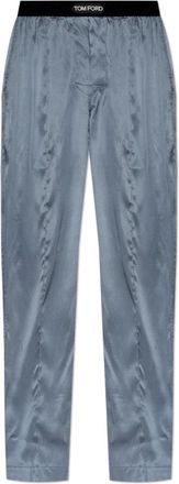 Tom Ford Homme, V&ecirc;tements de nuit et de d&eacute;tente, Gris, Taille: XS Bas de Pyjama en Soie