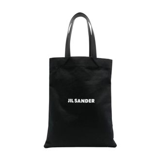 Jil Sander Homme, Sacs, Noir, Taille: ONE Size Luxueux Sac Cabas Noir