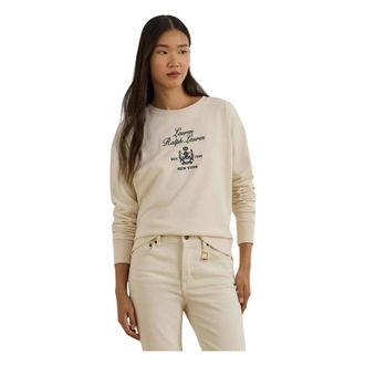 Ralph Lauren Femme, Sweatshirts et sweats &agrave; capuche, Beige, Taille: 40 FR SweaT-shirts