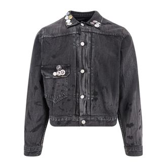 Enfants Riches Deprimes Femme, Vestes, Noir, Taille: 38 FR 030524 Veste en jean