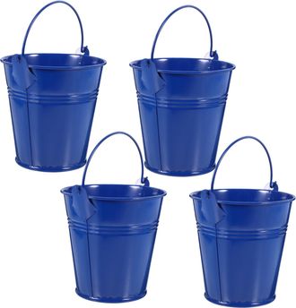 Hemoton 4 St&uuml;cke Kleine Metall Eimer Mit Griffen Eisen Pflanzer Dekorative Eimer Lagerung F&uuml;r Partygeschenke Aus Eisen F&uuml;r Zuhause Und Gesch&auml;ft