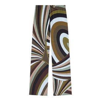 Pucci Femme, Pantalons, Multicolore, Taille: 46 FR Wide Pantalons