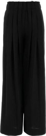 Pantaloni Torino pantalon Benedetta à taille haute - 0990 NERO