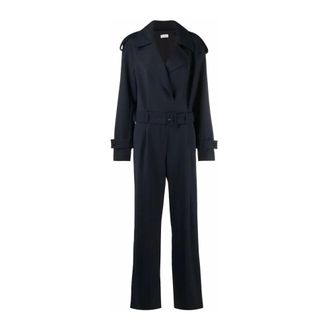 Dries Van Noten Damen, Jumpsuits & Playsuits, Blau, LGr&ouml;&szlig;e