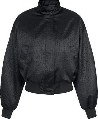 Elisabetta Franchi Femme, Vestes, Noir, Taille: 40 FR Maxi Bomber
