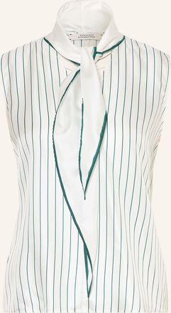 Dorothee Schumacher Dorothee Schumacher Seidentop Stripes With A Twist Mit Schluppe gruen