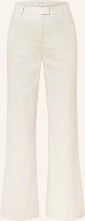 Marc O'Polo Marc Opolo Marlenehose Mit Leinen weiss