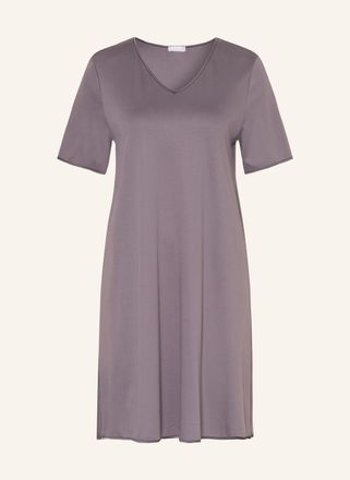 Hanro Nachthemd Cotton Silk grau