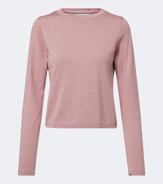 Extreme Cashmere T-Shirt N&deg;451 Lisa aus Baumwolle und Kaschmir