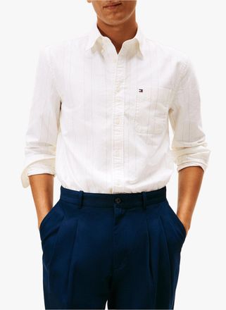 Tommy Hilfiger Chemise &agrave; rayures en coton