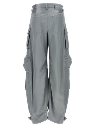 The Attico Superattico 10 Cargo Pants - Gray
