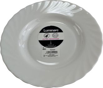 Arcoroc 6 St Arcoroc Teller tief 22,5cm SerieTrianon