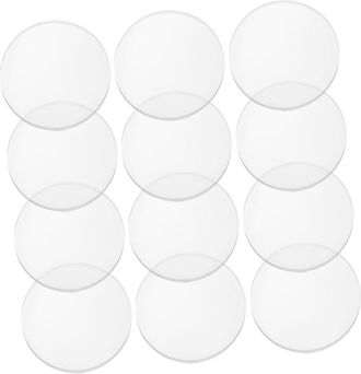 Soimiss 12 Stück Teiliges Transparente Gummipuffer rutschfeste Nicht Klebende Saugnapf distanzscheiben für Glasplatten Möbel und Tischschutz Stoßdämpfend Krat