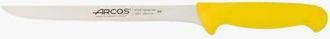 Arcos Filetiermesser mit Nitrum Edelstahlklinge 200 mm - Scharfes Messer f&uuml;r Fleisch und Fisch - Ergonomischer Griff aus Polypropylen - Gelb, Serie 2900