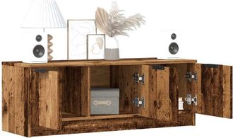 vidaXL Vidaxl - Meuble tv vieux bois 102x35x36,5 cm bois dingénierie