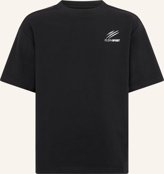 Plein Sport Plein Sport Kurzarm-Rundhals-T-Shirt Icon schwarz