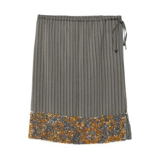 Dries Van Noten Femme, Jupes, Gris, Taille: 36 FR Short Skirts
