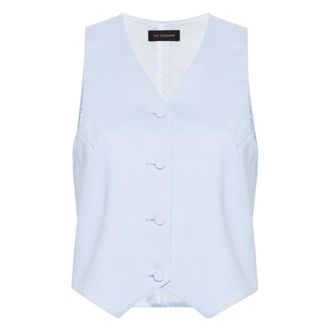 Andamane Elegantes Blaues Tank Top Weste - - Suits - Damen - Blau - S