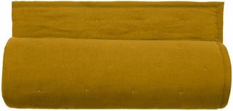 Vent du Sud Vent Du Sud - Couvre lit matelassé microfibre lavée Céleste toutes dimensions Céleste Gold - 180 x 240 cm pour lit 1 place