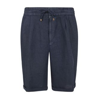 Brunello Cucinelli Homme, Shorts, Bleu, Taille: 2XL Bermuda T.capo