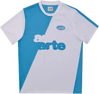 Arte Homme, Tops, Multicolore, Taille: M T-shirt &agrave; manches courtes et col rond