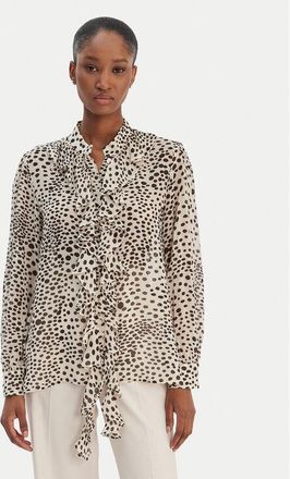 Marella Hemd Canapa 2613111151 &Eacute;cru Regular Fit