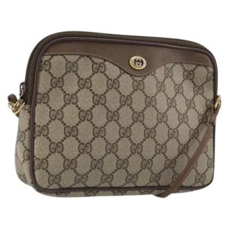 Gucci Sac bandouli&egrave;re vintage GG Canvas Pre-owned - Femme - Pre-owned - Brun - Taille: ONE Size