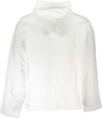 Calvin Klein Cotton Logo Hoodie - White