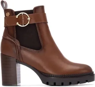 Xti Bottines Femme Camel - Chaussures confortables et polyvalentes - Mode d&eacute;contract&eacute;e - Mod&egrave;le 14452102 (Taille39)