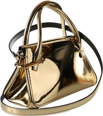 Givenchy mini sac &agrave; main Pinch &agrave; effet miroir - Or