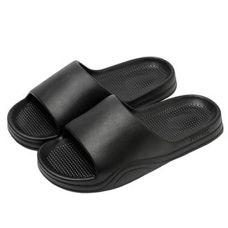 Generic cfpqv Sandales de bain confortables pour femme - Semelle &eacute;paisse - Super douces - Chaussures de bain plates - Chaussures nuages - Sandales ultra l&eacute;g&egrave;r