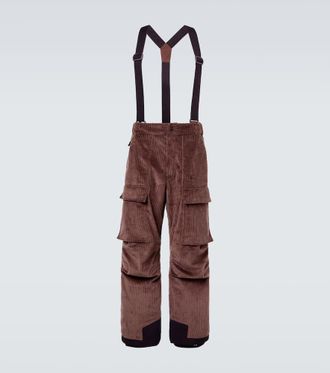 Moncler Skihose aus Baumwoll-Cord