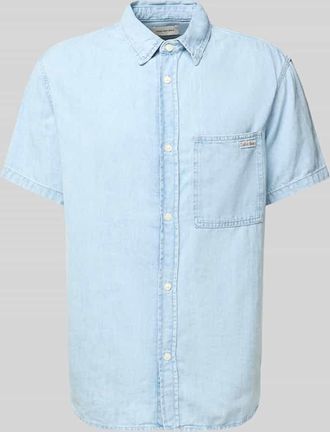 Calvin Klein Jeans Jeanshemd mit Kentkragen