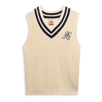 Kappa Homme, Pulls, Blanc, Taille: XS Giovani Atholl Cotton Vest