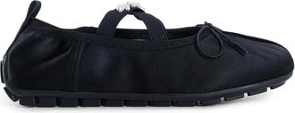 Simone Rocha Femme, Chaussures, Noir, Taille: 40 EU Embellished Ballerina Grip