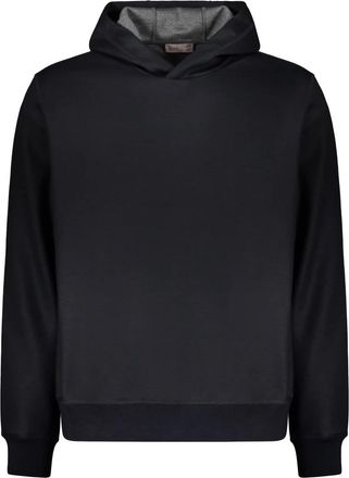 Herno Homme, Sweatshirts et sweats à capuche, Bleu, Taille: XL Sweat à Capuche en Laine