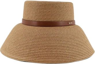 Max Mara Femme, Accessoires, Beige, Taille: 57 CM Legenda Fisherman Hat