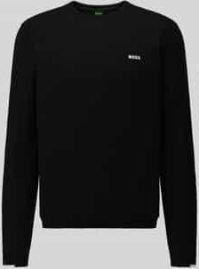 HUGO BOSS Regular Fit Pullover aus reiner Baumwolle Modell KN_Ever-X