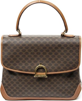 Celine Crossbody Bags - Vintage Top Handle Flap - Gr. unisize - in Braun - f&uuml;r Damen