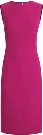 Dolce & Gabbana robe courte ceinturée à manches longues - Violet