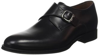 Lottusse Herren L7024_105462 Monk-Strap Loafer, Negro, 42.5 EU
