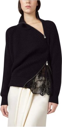 Giuseppe Di Morabito Femme, Pulls, Noir, Taille: 38 FR Maille &agrave; col rond