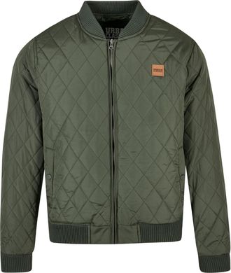 Urban Classics Herren Diamond Quilt Jacket Olive, 4XL