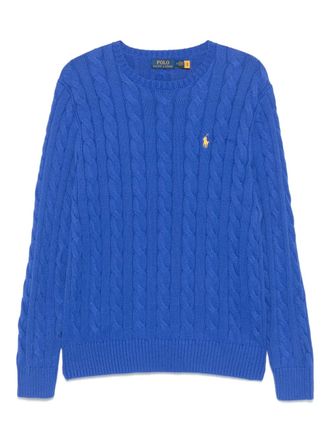 Polo Ralph Lauren pull à logo brodé - Bleu