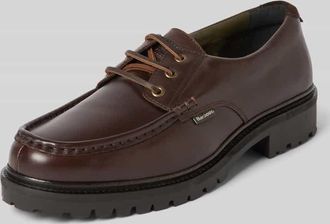 Barbour Schn&uuml;rschuh aus Rindsnappa mit Profilsohle