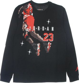 Nike Jordan Holiday Langarm-T-Shirt mit Rundhalsausschnitt - - Sport - Herren - Schwarzk - XL
