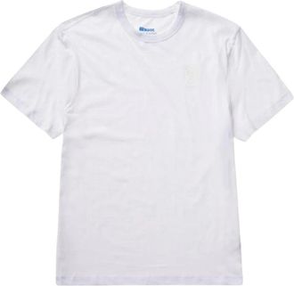 Blauer Baumwoll T-shirt - - Tops - Herren - Wei&szlig; - 3XL